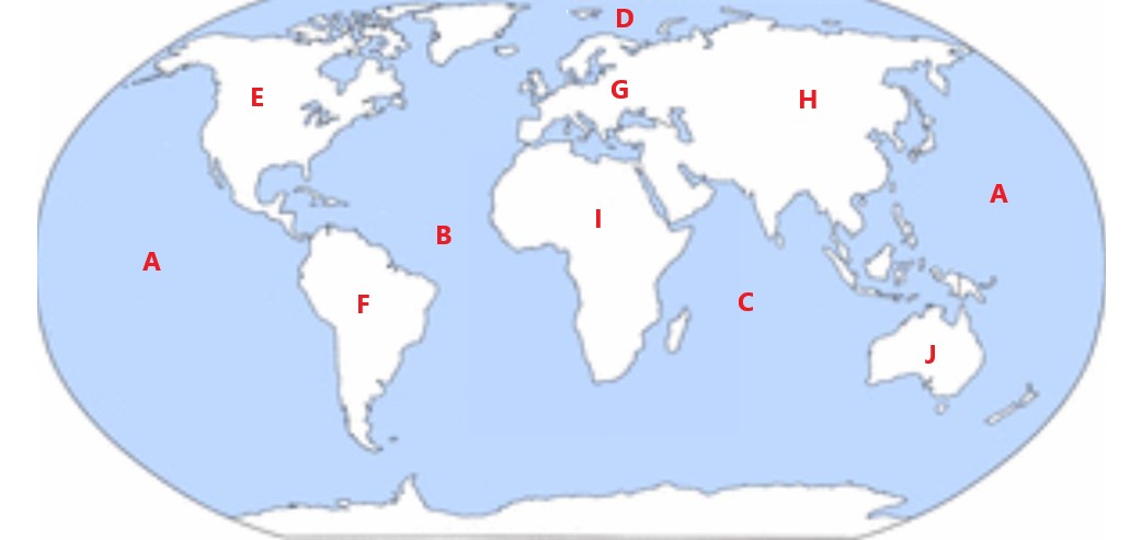 Grade-3 Social Science, Continents and Oceans