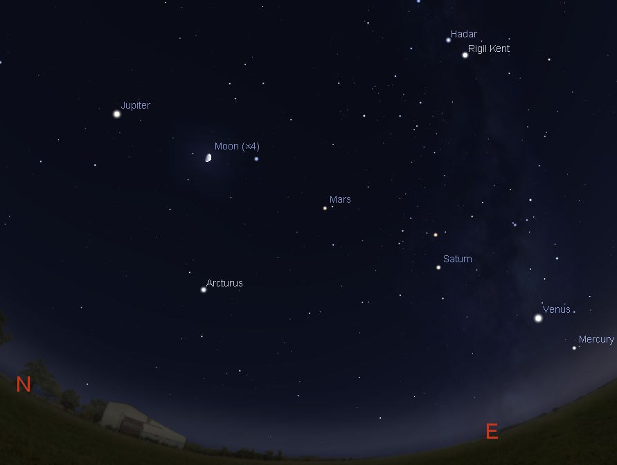Astroblog: All Five Bright Classical Planets Lined Up in the Morning ...