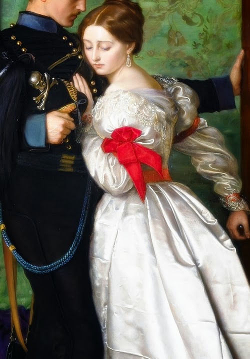 British Art: The Black Brunswicker (1860) (Detail) John Everett Millais