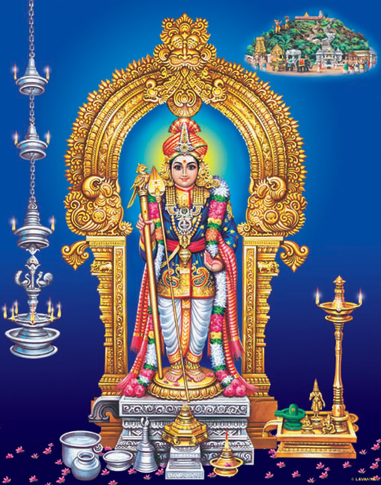 Gods-Leaders-Images-Drawings: Lord Muruga / Lord Subramanya / Lord ...