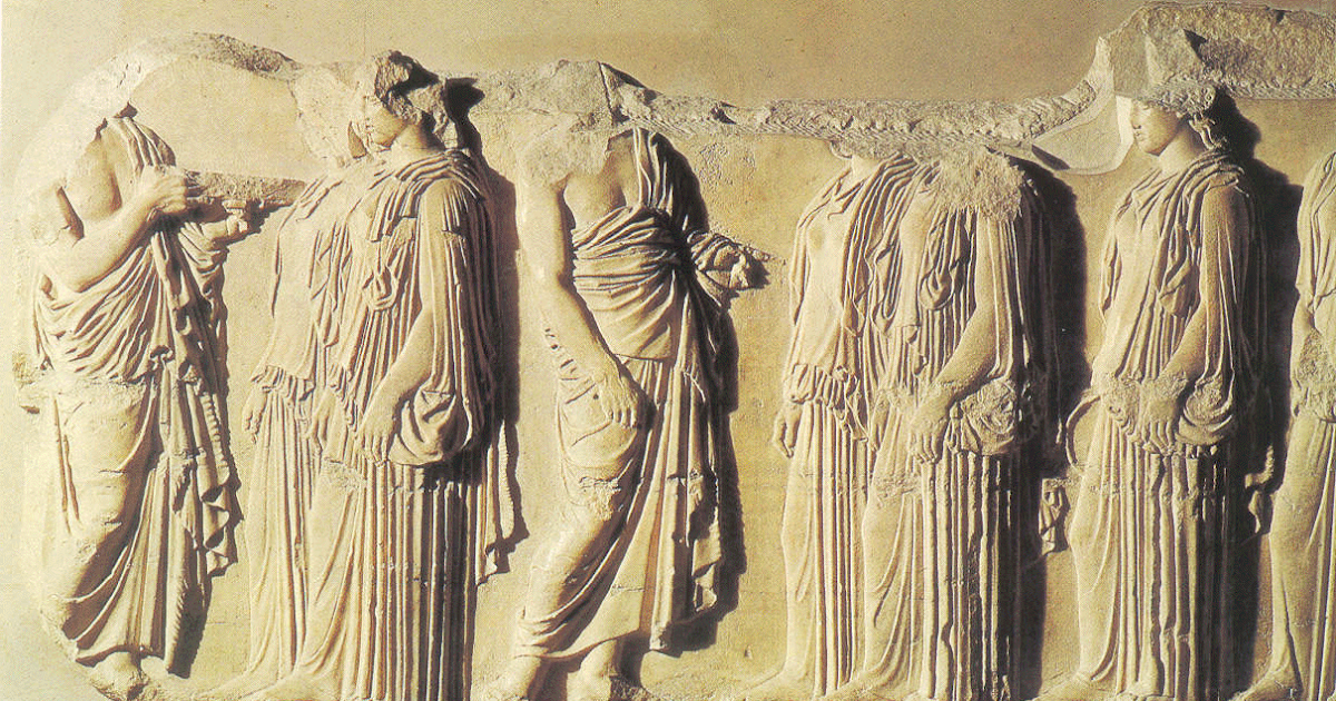 LA SABIDURIA DE GRECIA: La Decoración del Partenón: Las Panateneas