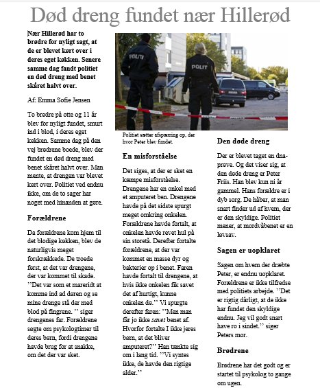 Artikler: Blot en drengestreg