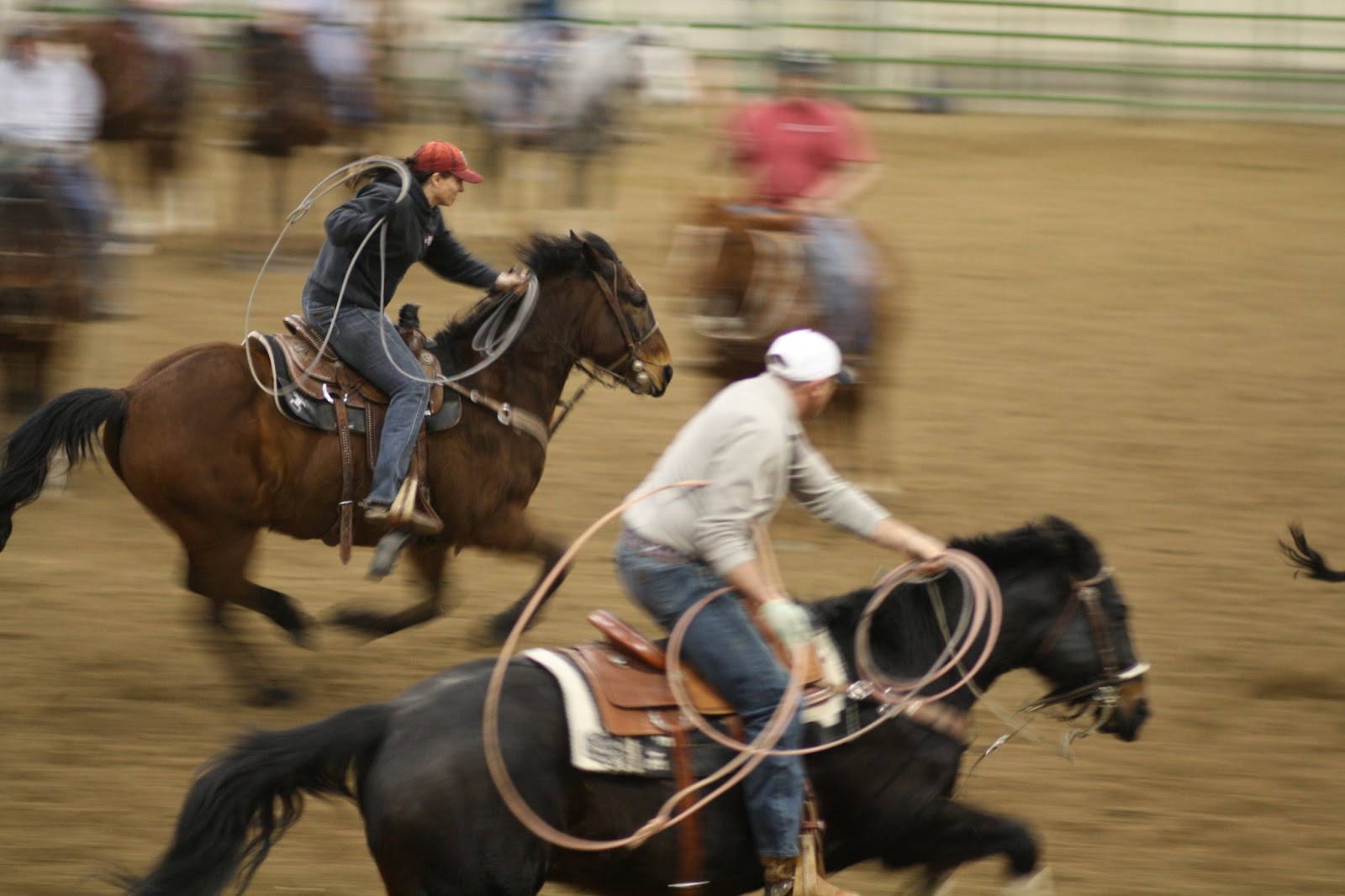 Luke Blair Photography: Team Roping at the Arena in Casper, WY