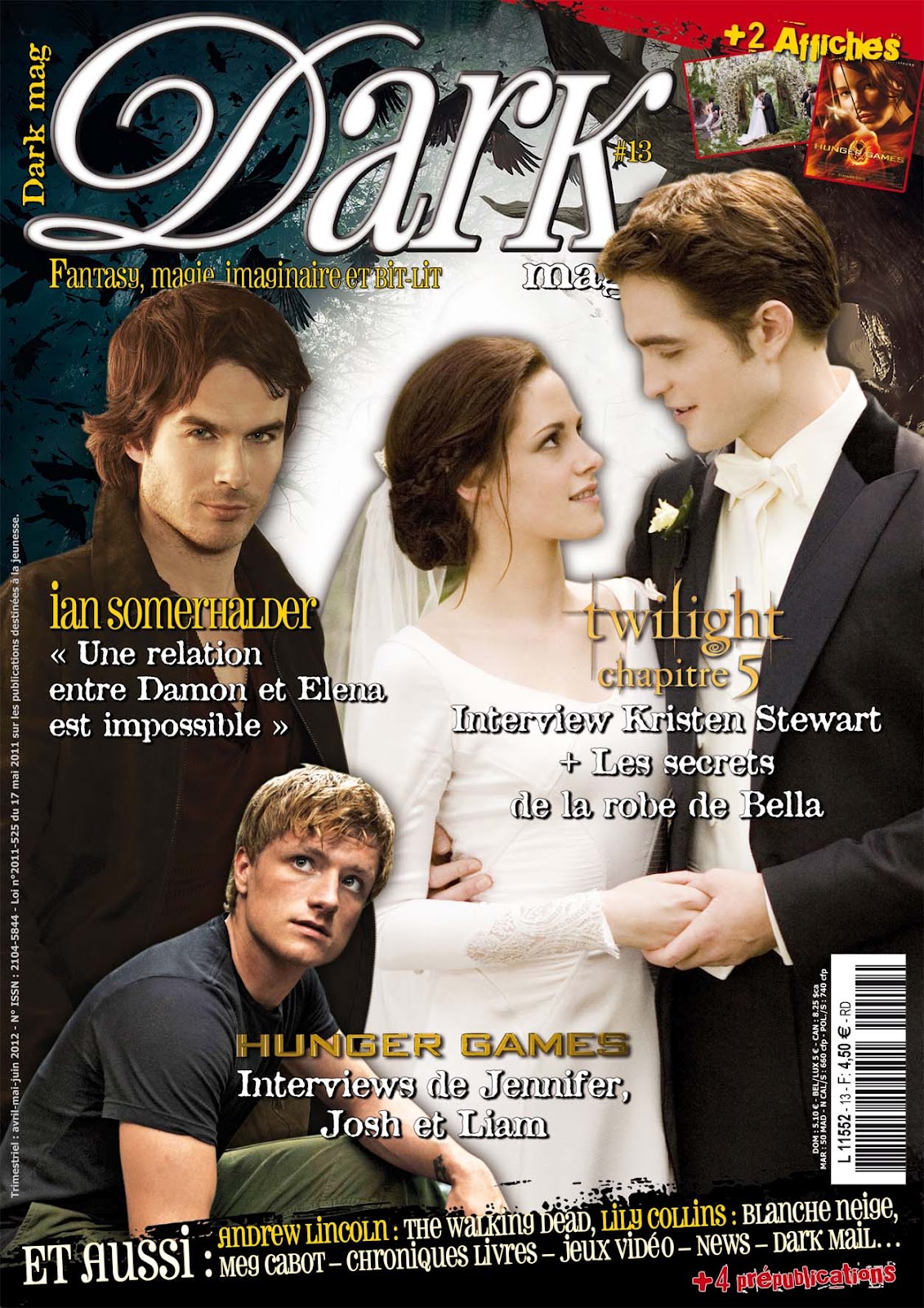 The Hunger Games France: Hunger Games dans le magazine Dark Mag
