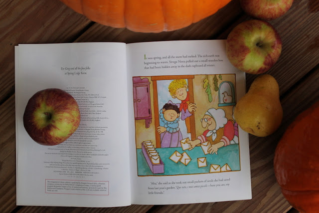 Books and Umbrellas: Strega Nona's Harvest by Tomie dePaola