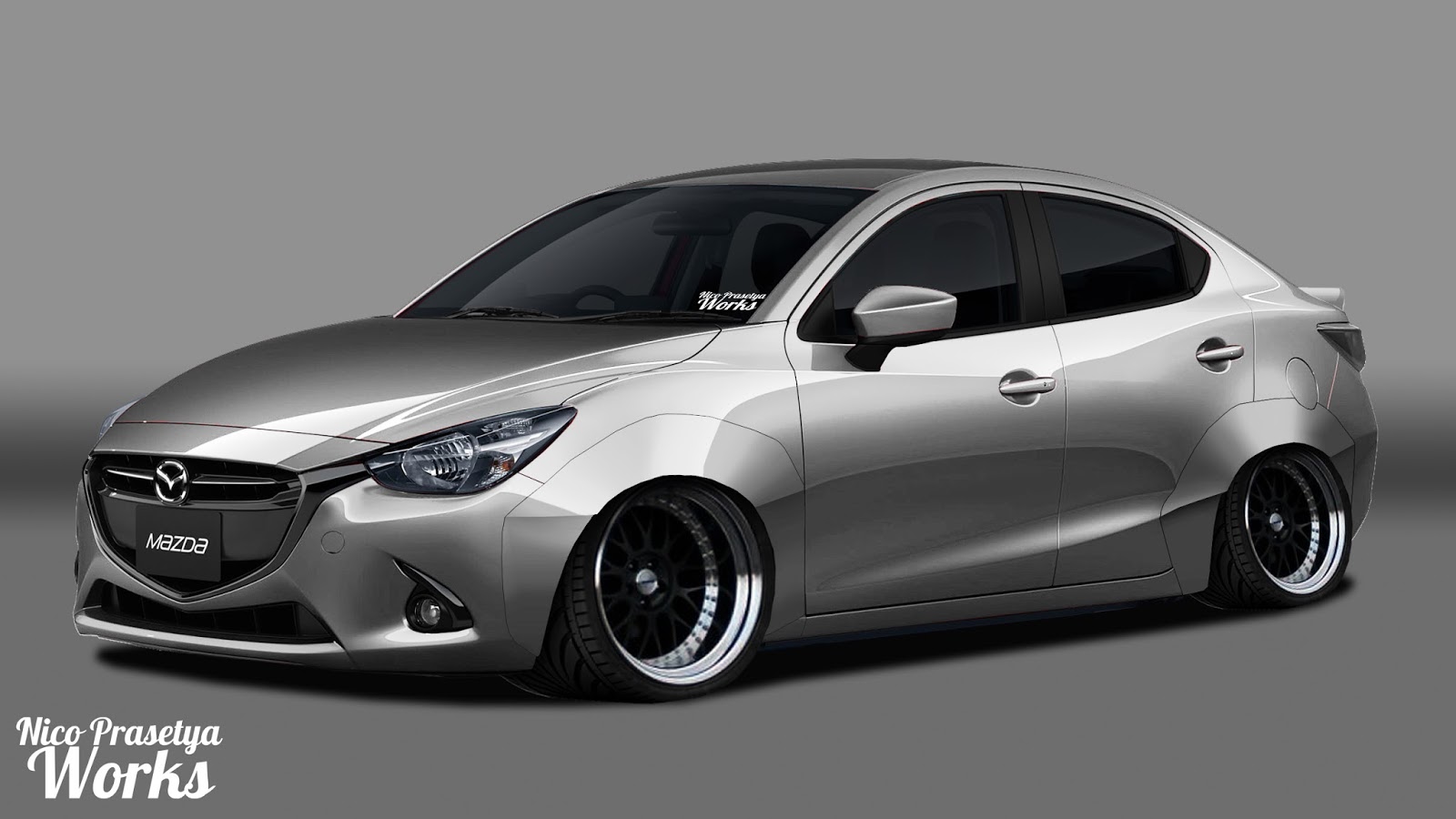 Mazda 2 Sedan Stance - Nico Prasetya Works