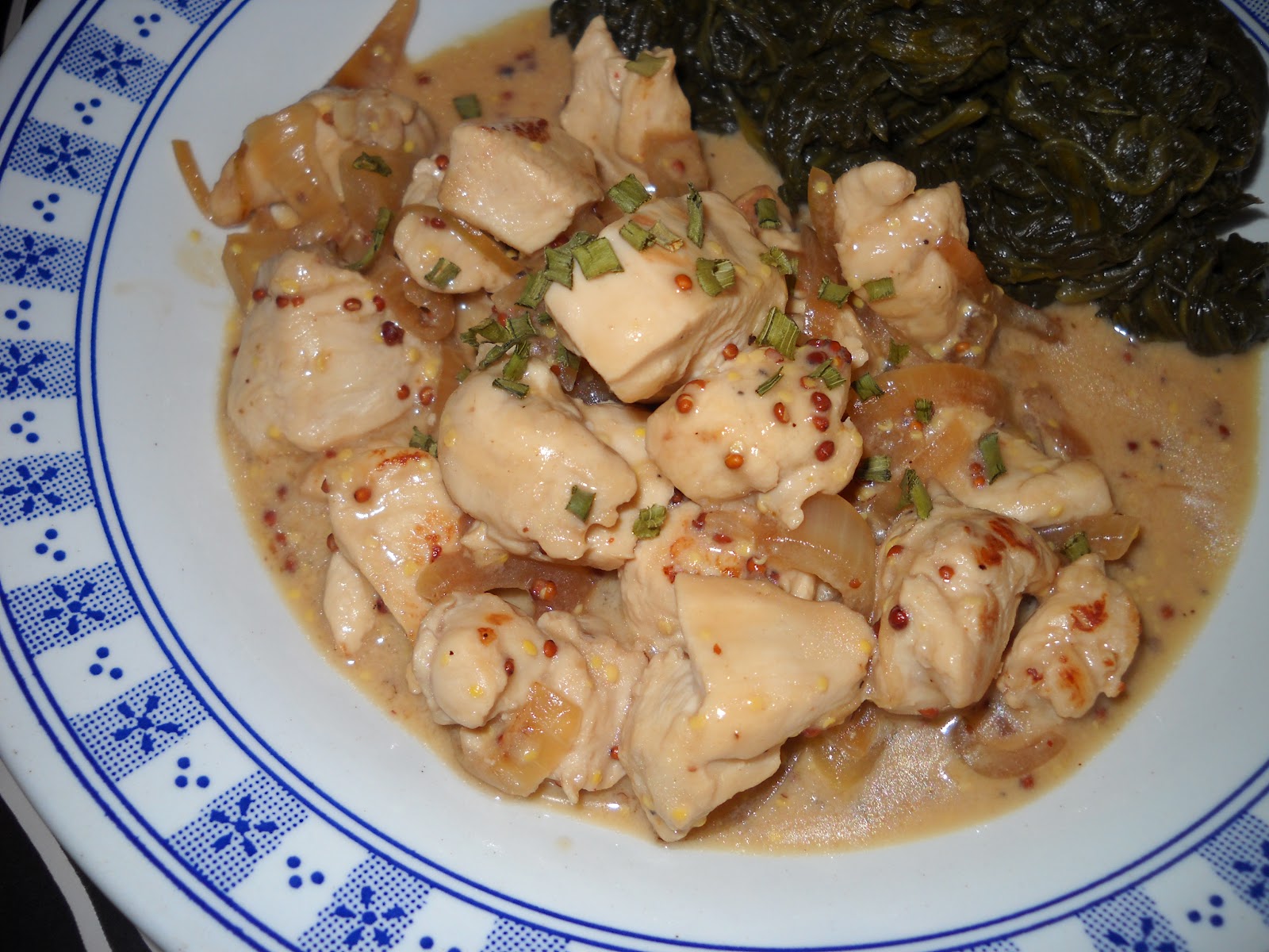 Crocuisine: Émincé de poulet à la moutarde