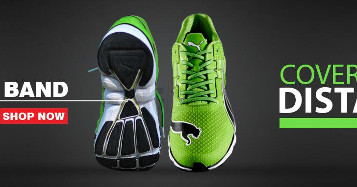 BANNER DESIGN PUMA SPORT SHOE | GRV CREATIVE BY CREATION