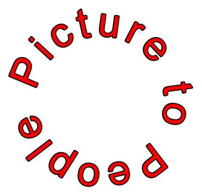 Picture to People: Stylized transparent text generator online