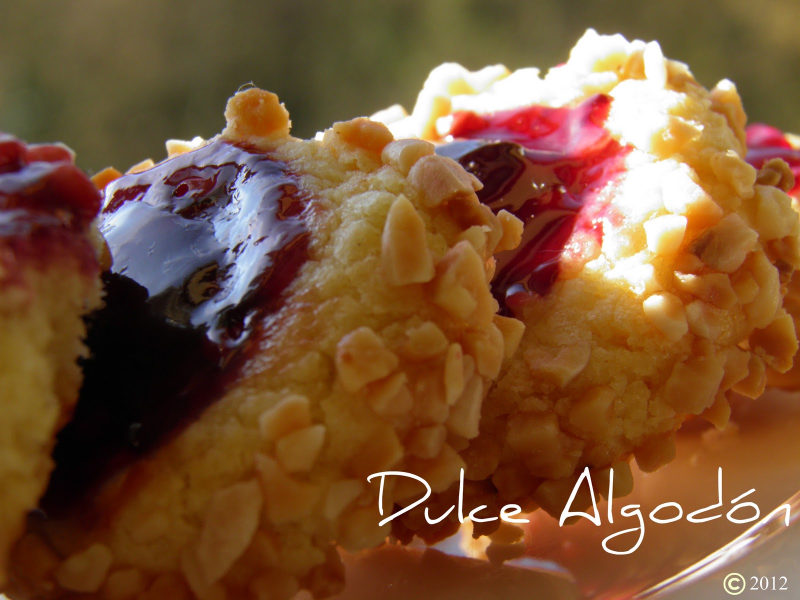 Dulce Algodón: Pastas de mermelada y almendra