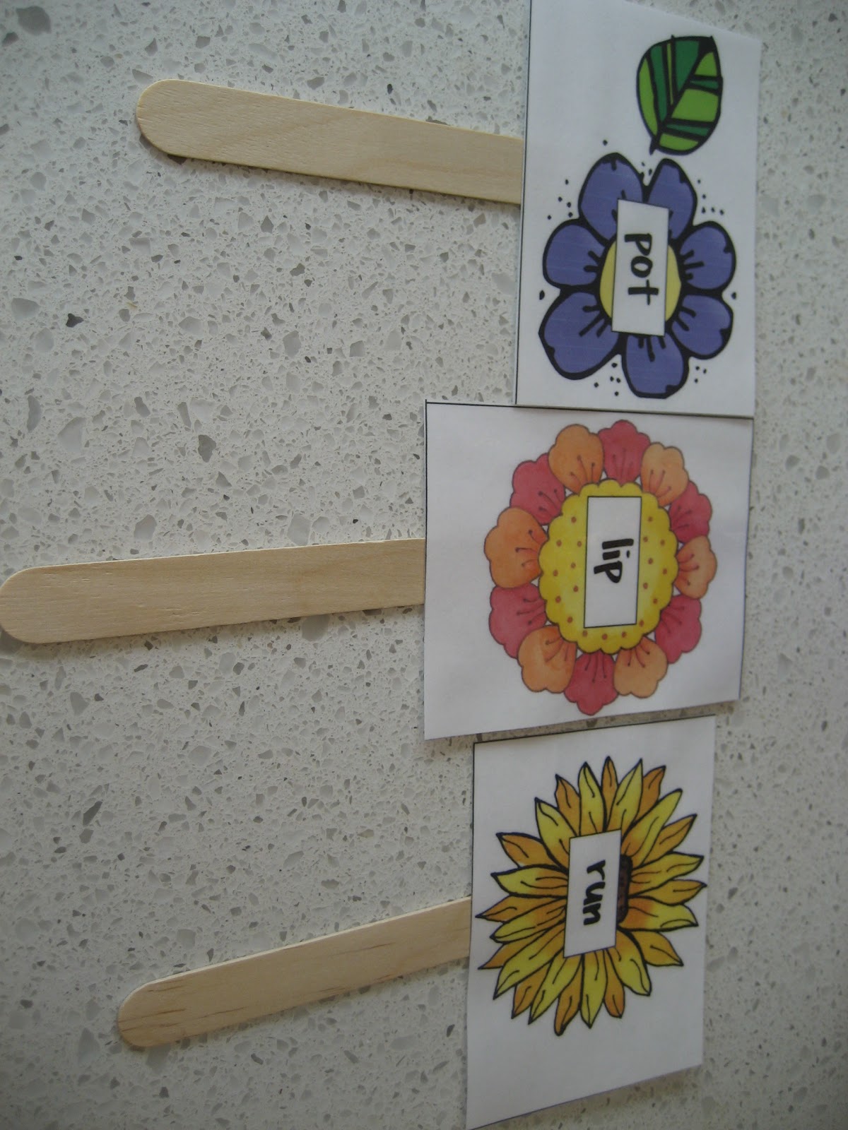 Kindergarten Crayons: Flower Power