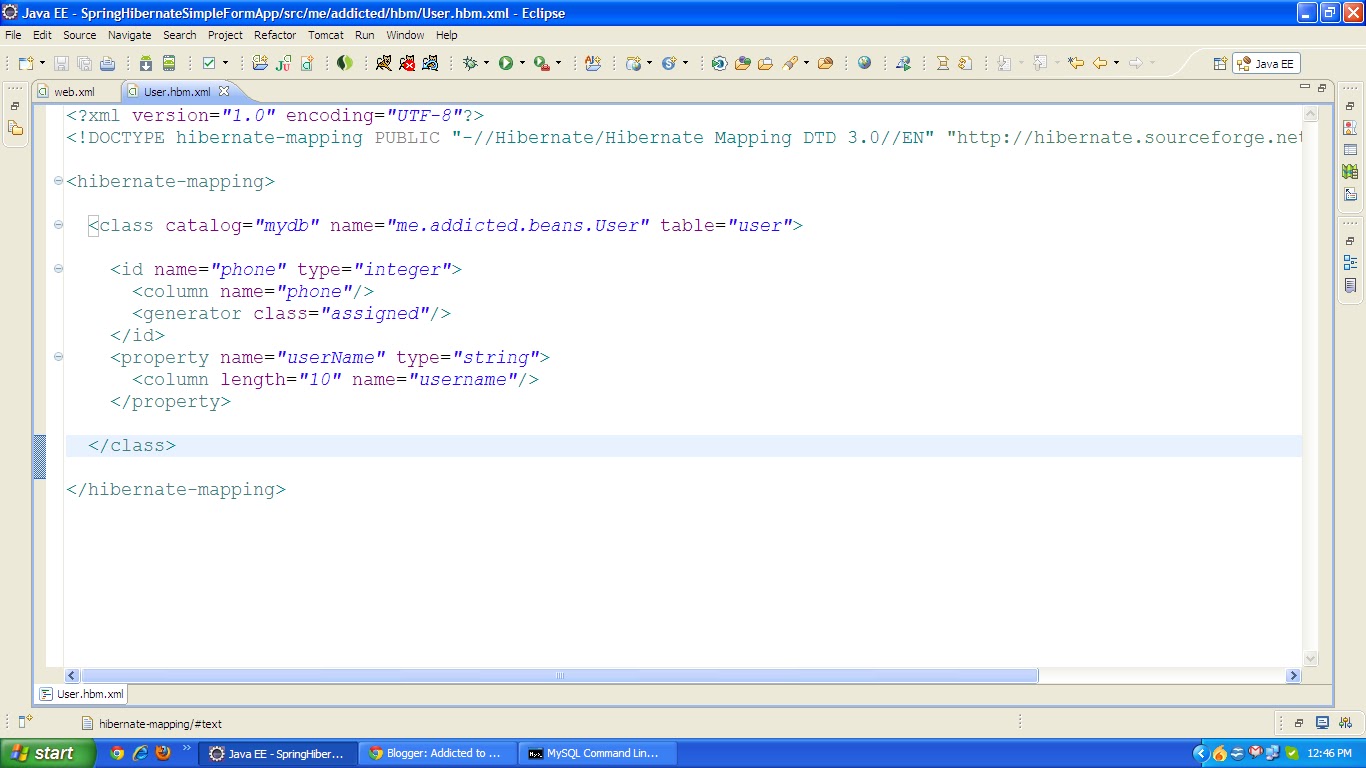 Working with Simple Form Controller using Spring & Hibernate | Addicted ...