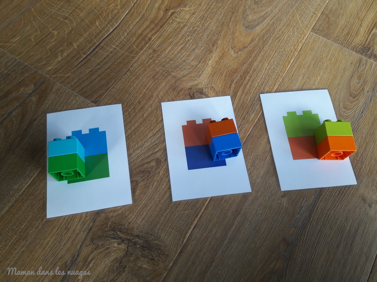 Maman dans les nuages: Reproduction de modèle avec des Duplo {cartes ...