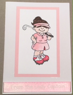 Kate's Krafts: Lady Captain's Captains' Day card.