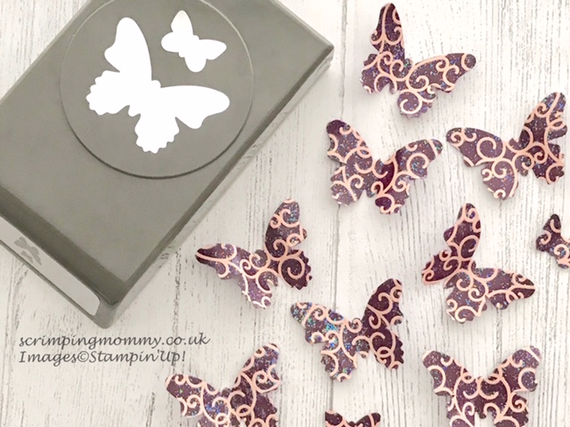 scrimpingmommy: Stunning butterfly embellishments.