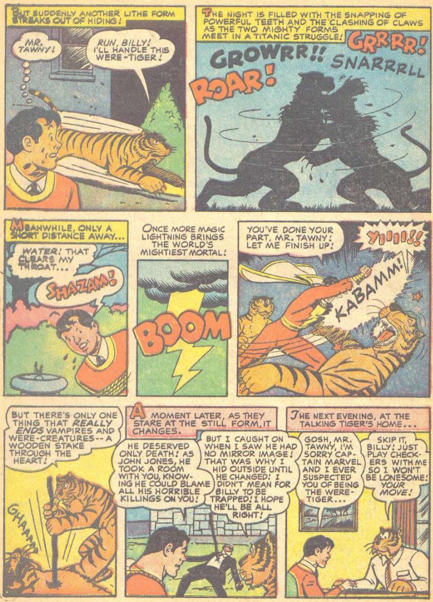 The World's Mightiest Mortal!: Captain Marvel Fights the Tiger Terror!