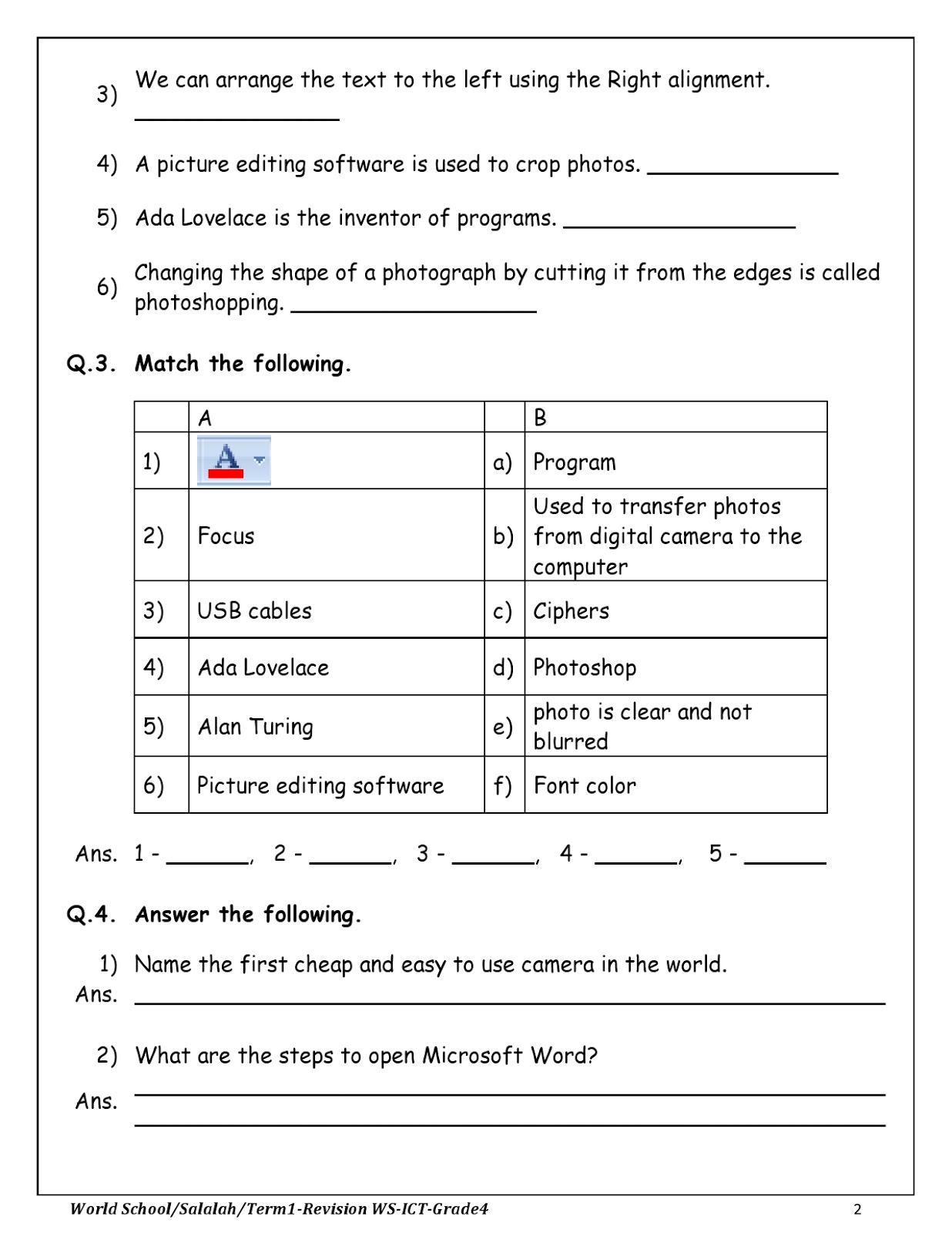 Birla World School Oman Homework For Grade 4 As On 10 12 2017 birla-world-school-oman-homework-for-grade-4-as-on-10-12-2017