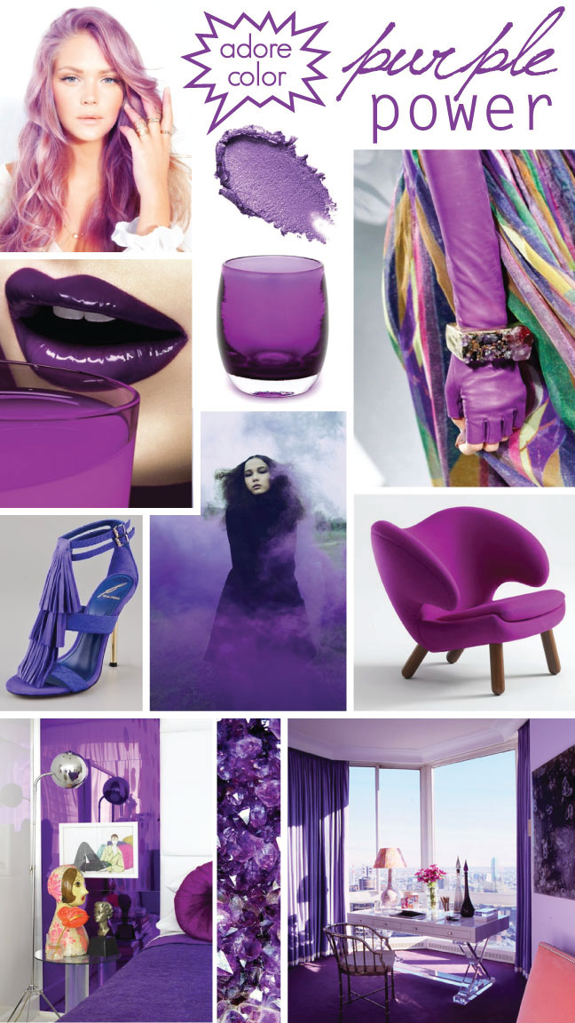 DESIGN my heart out: adore color: purple power
