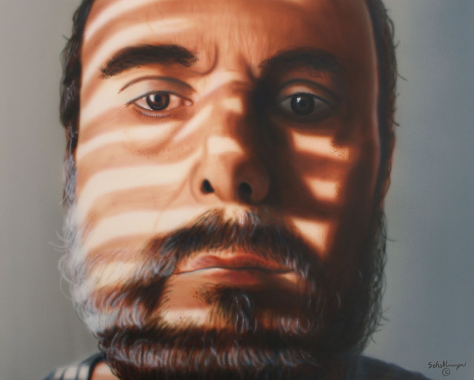 Fred Schollmeyer: Self Portrait Filtered Light