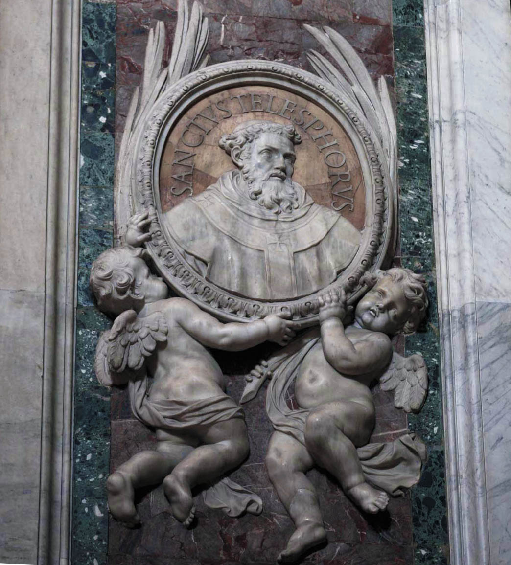 FIDELISSIMUS: O Santo do Dia - São Telésforo (5 de janeiro)