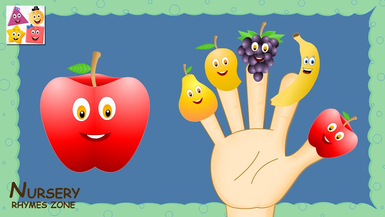 Fruits Finger Family | Fruits Songs | Nursery Rhymes Zone