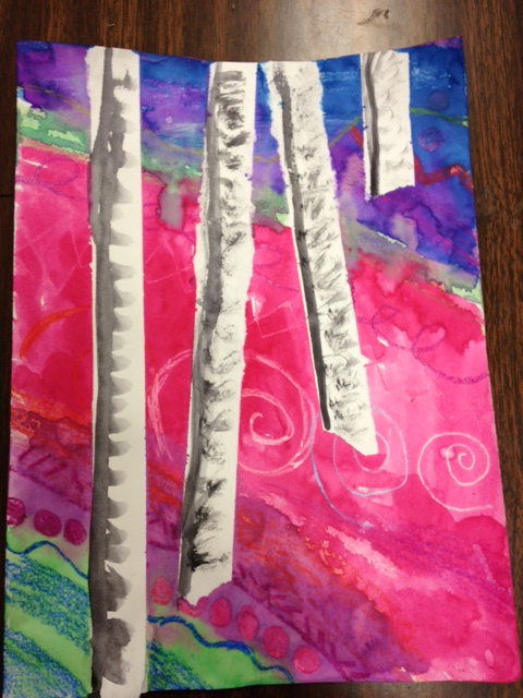 Elfers Art Room: 1st grade Landscapes
