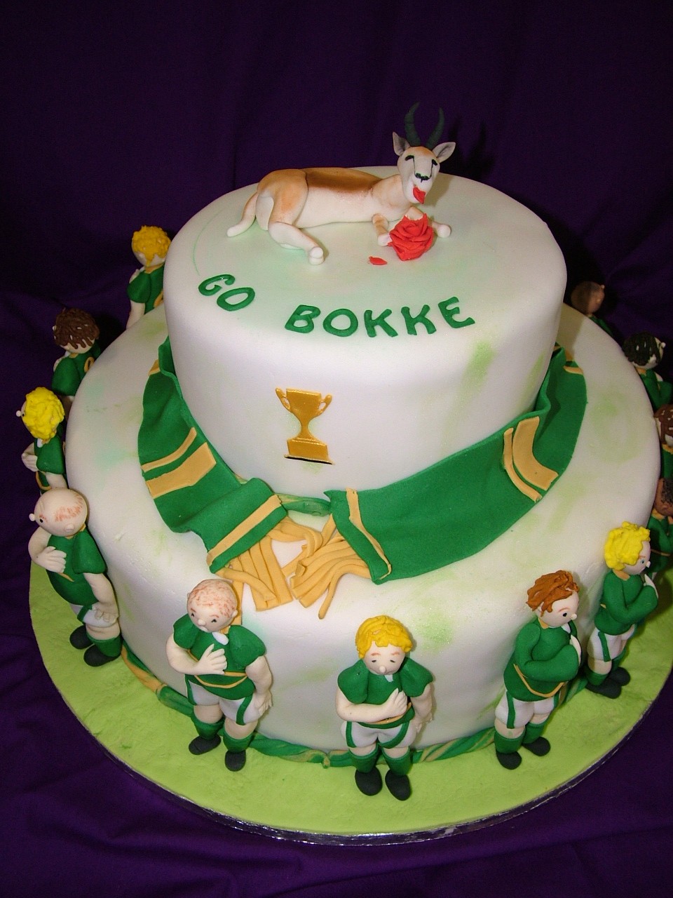 Koekerasie: Rugby cake