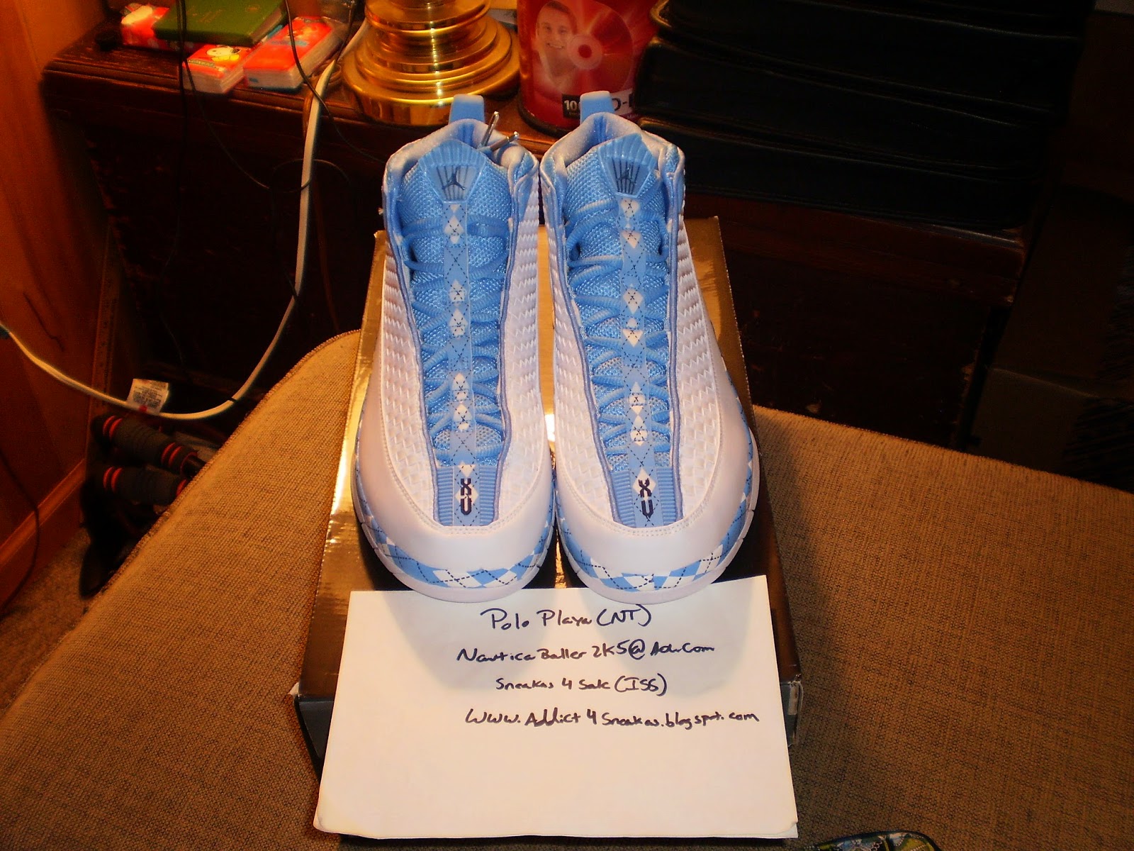 addict4sneakas: SOLD--DS 2008 Air Jordan XV SE UNC sz 11 $175.00