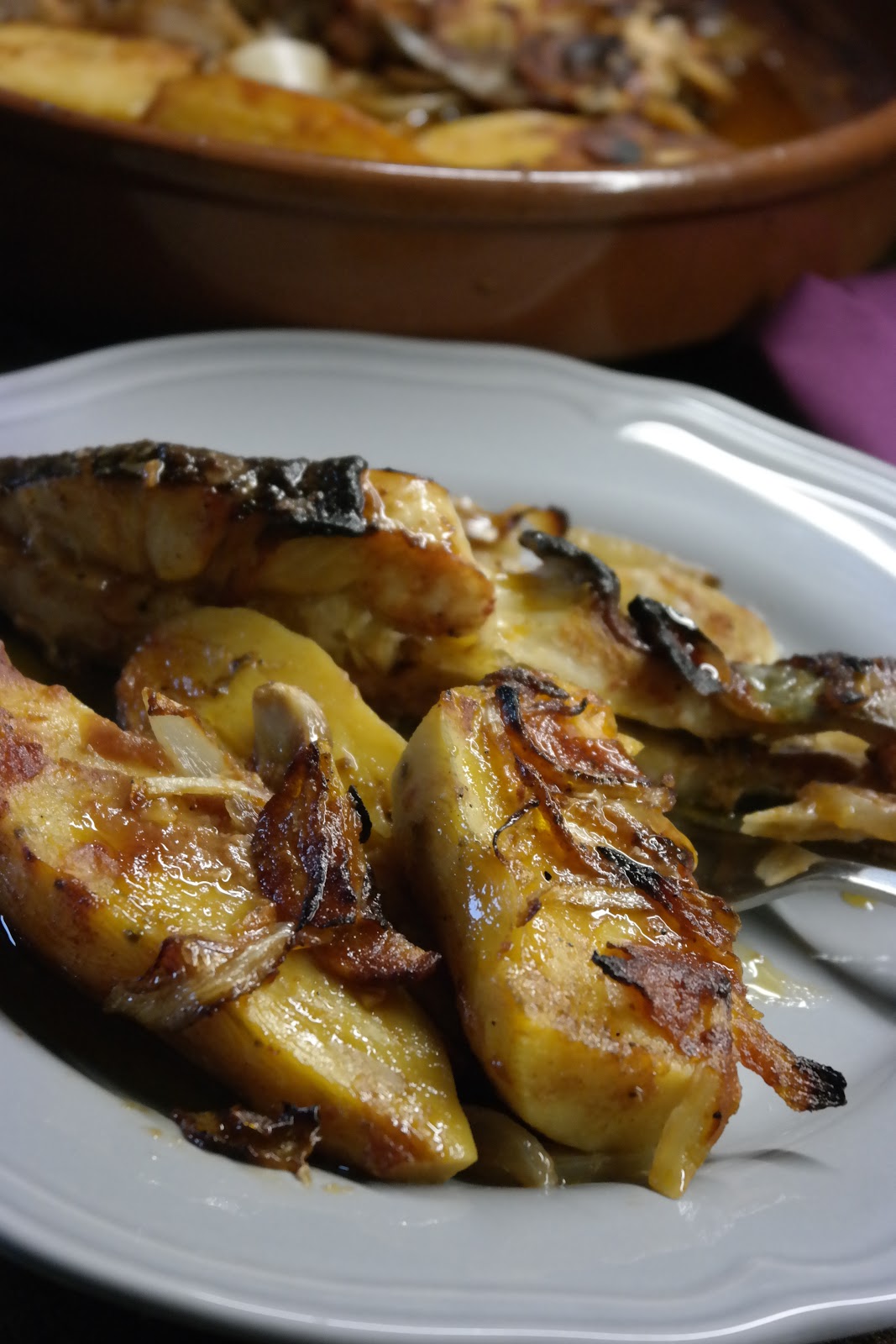 COZINHAR COM OS ANJOS: PEIXE GALO ASSADO NO FORNO