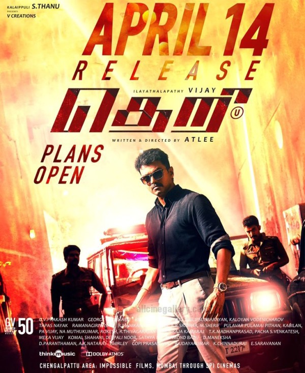 Theri (2016) - DVD Rip - 720p - HEVC - 700MB / 1GB - AC3 - ESub ...