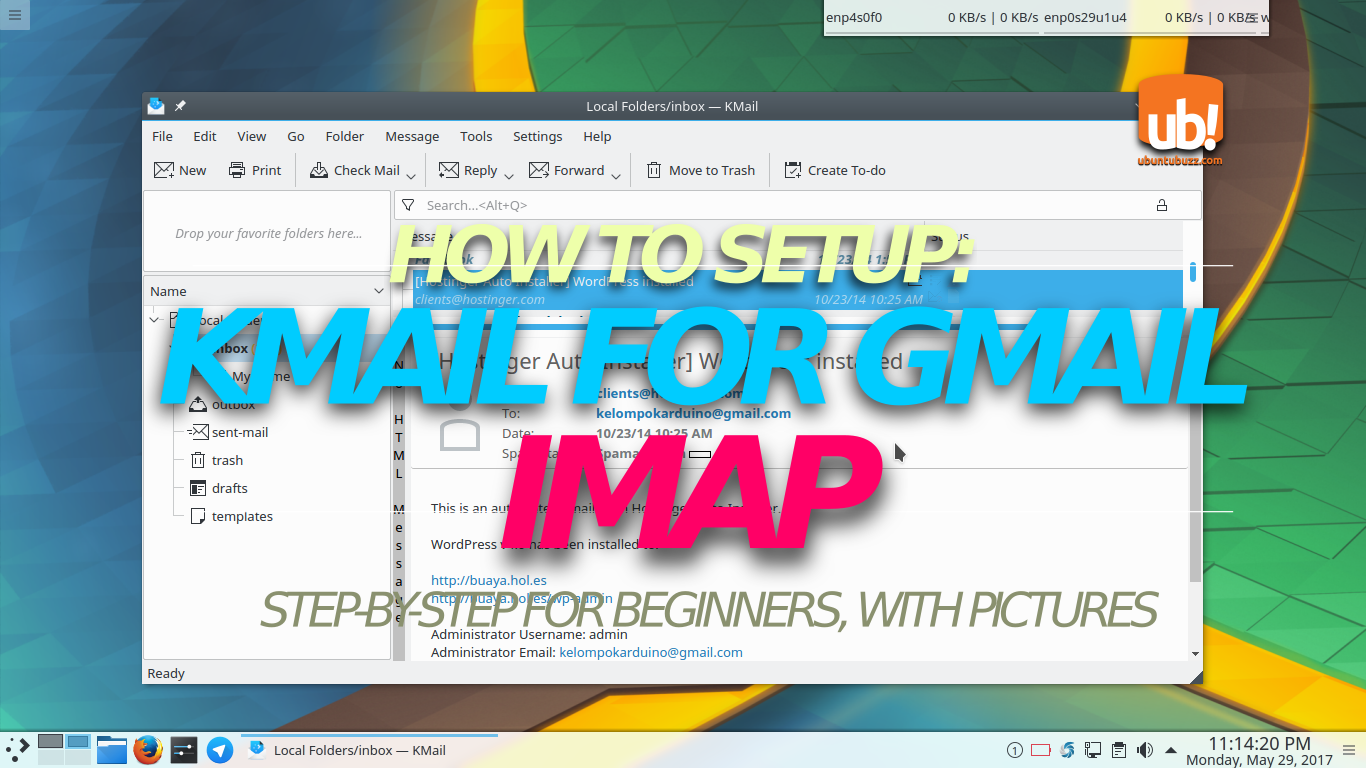 How To Setup KMail for Gmail IMAP Account