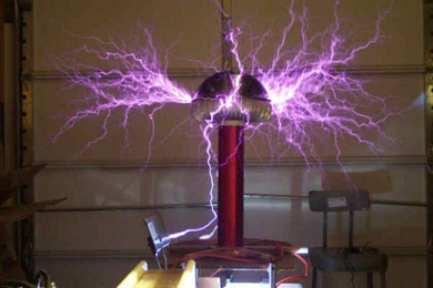 AutoShowNet: tesla coil