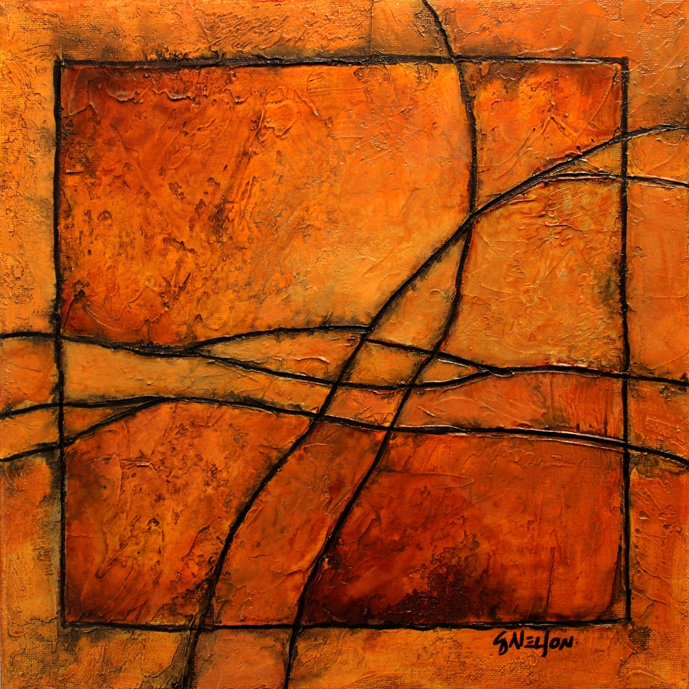 CAROL NELSON FINE ART BLOG: Gemstone 12B, abstract acrylic landscape by ...