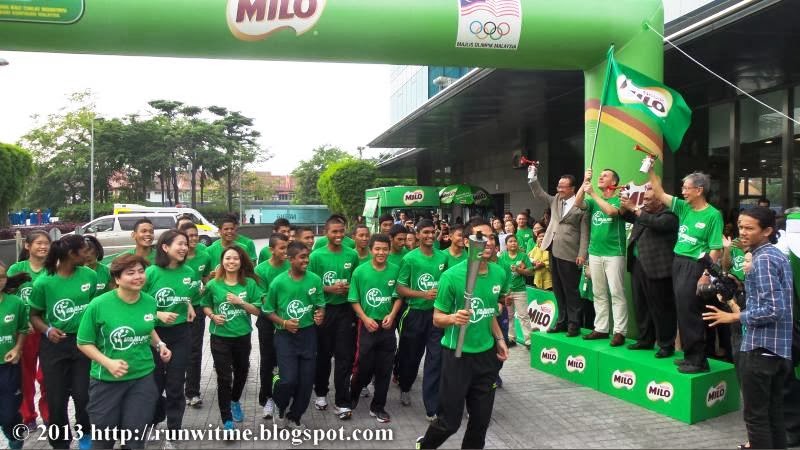RUNNING WITH PASSION: Press Release: MILO Flame of Energy Initiative to ...