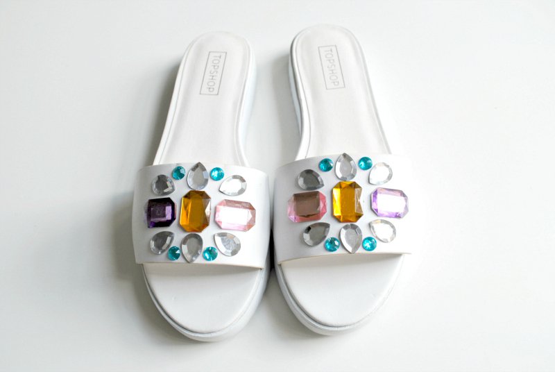 DIY | embellished sliders — Caroline Burke | Burkatron