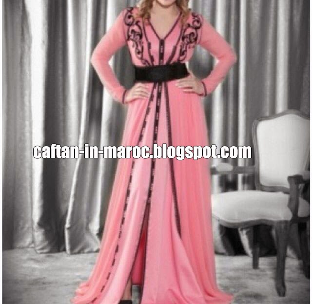 Caftan Rose 2015 - Caftan Marocain de Prestige - Caftan Marocain ...