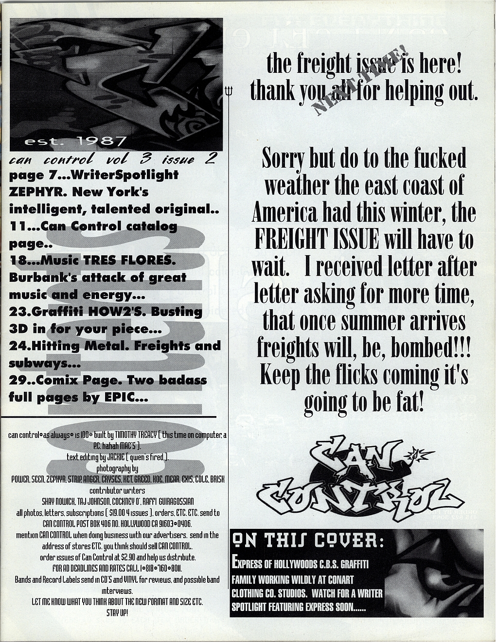 Graffiti in Print: Can Control Graffiti Magazine