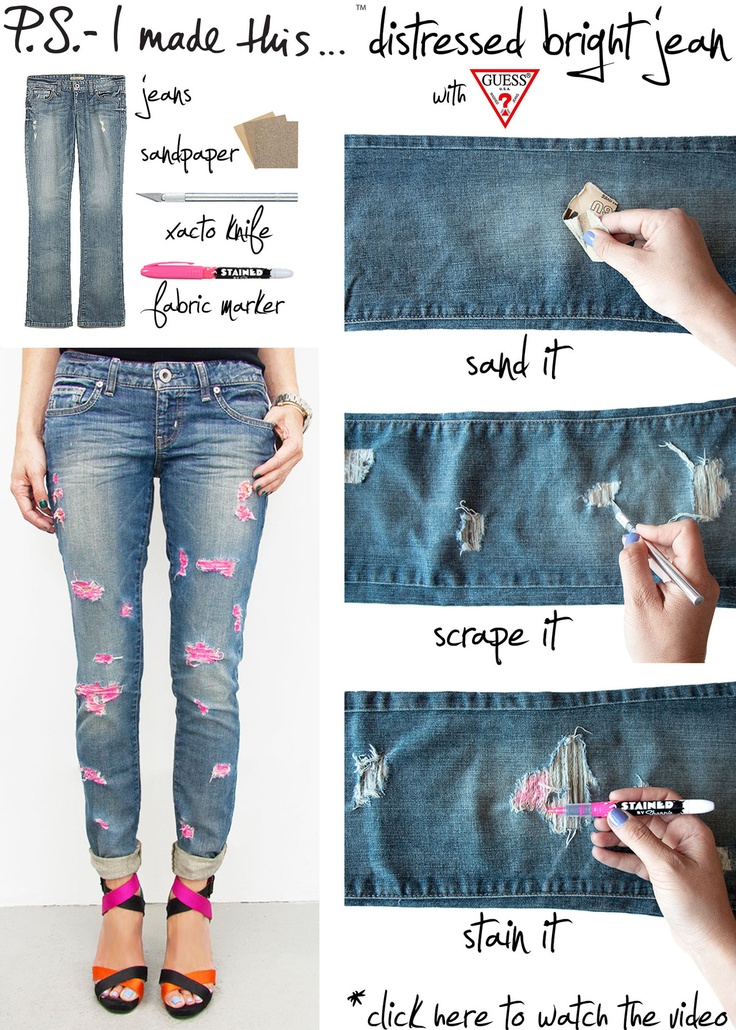 Do It Yourself Girls (Pink Ripped Jeans) - Walk This Way