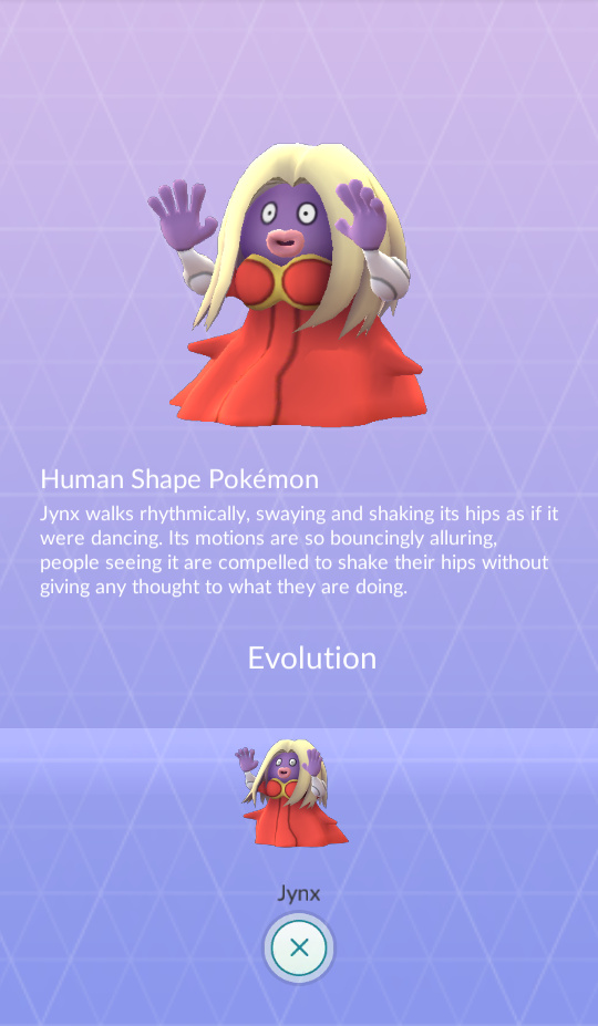Pokemon Go: Human Shape Evolution