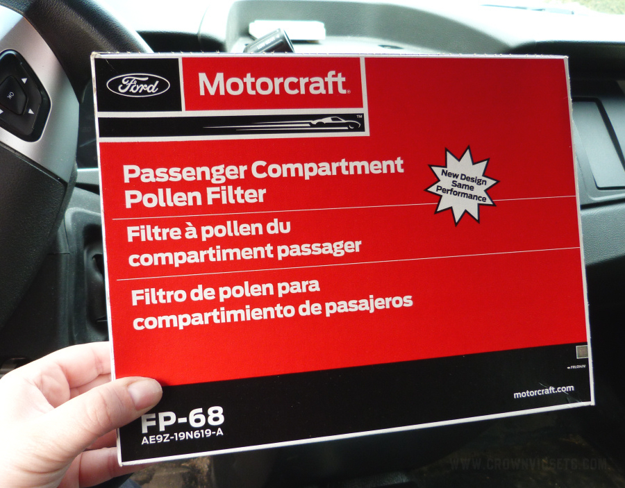 The Crown Vics ETC Blog: HOW TO Change a Cabin Filter in a 2013 Ford ...