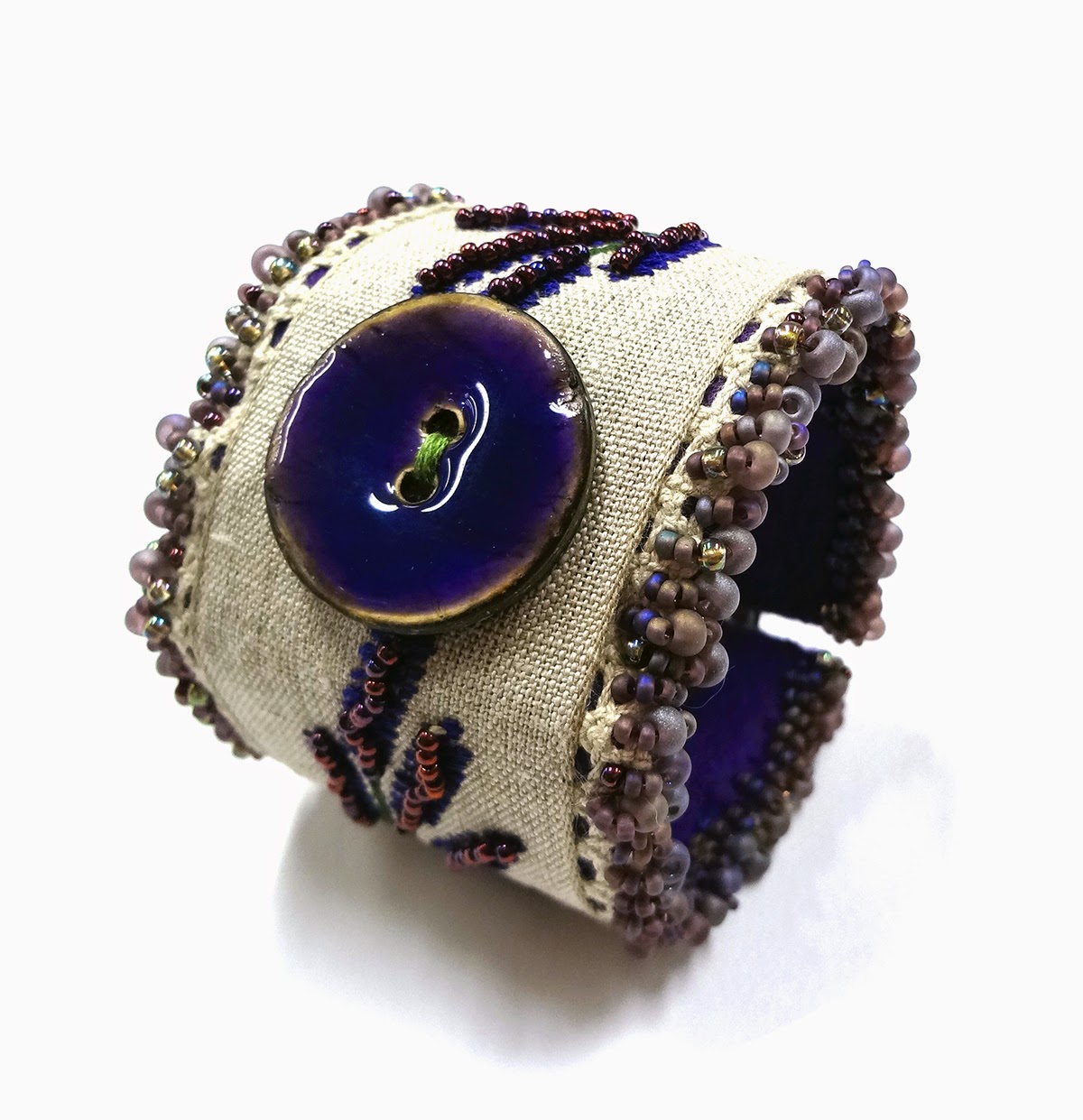 Carmi's Art: Crazy Cuff Seven - The Lavender Cuff