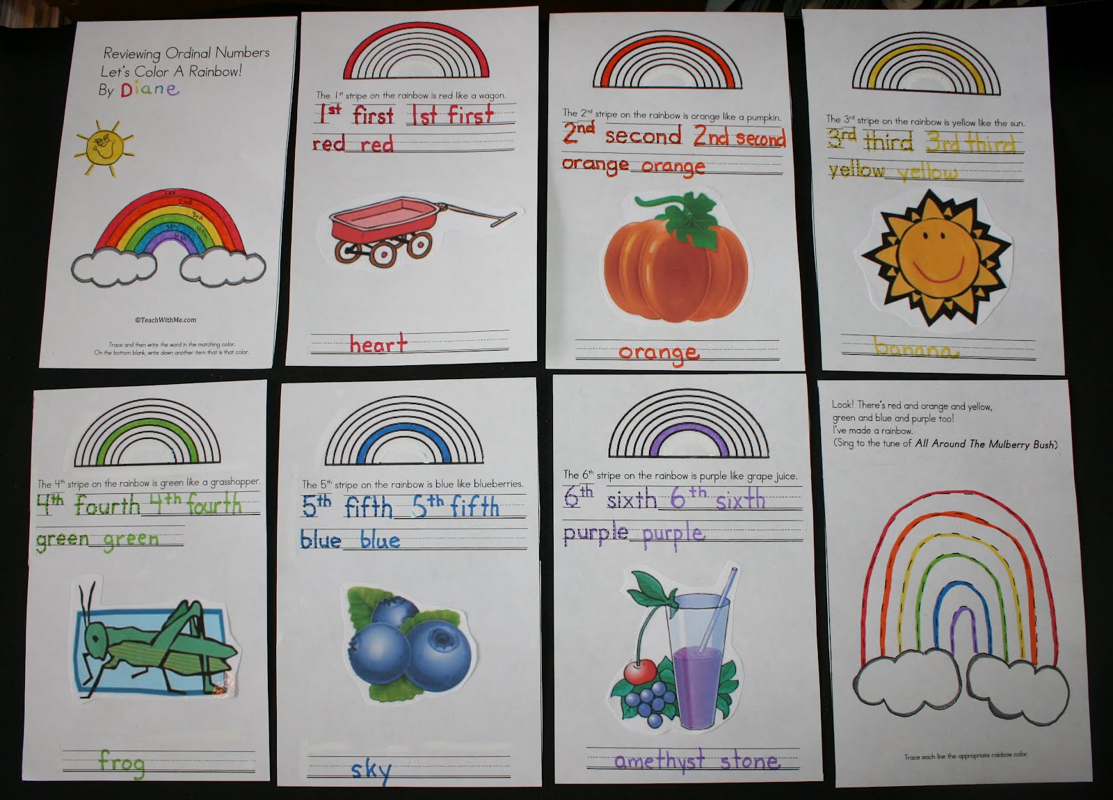 Classroom Freebies Too: Let's Color A Rainbow Booklet