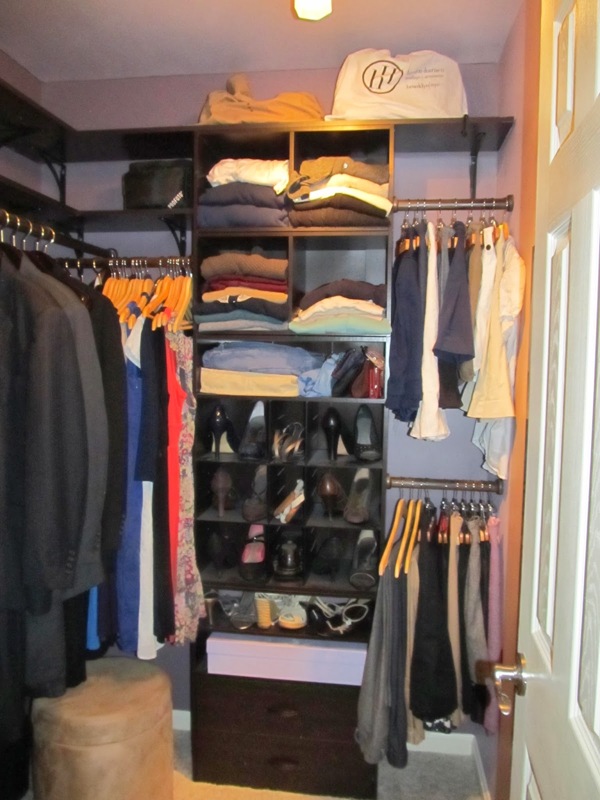 Half Finished House: Half Finished House Tour: Master Closet Makeover