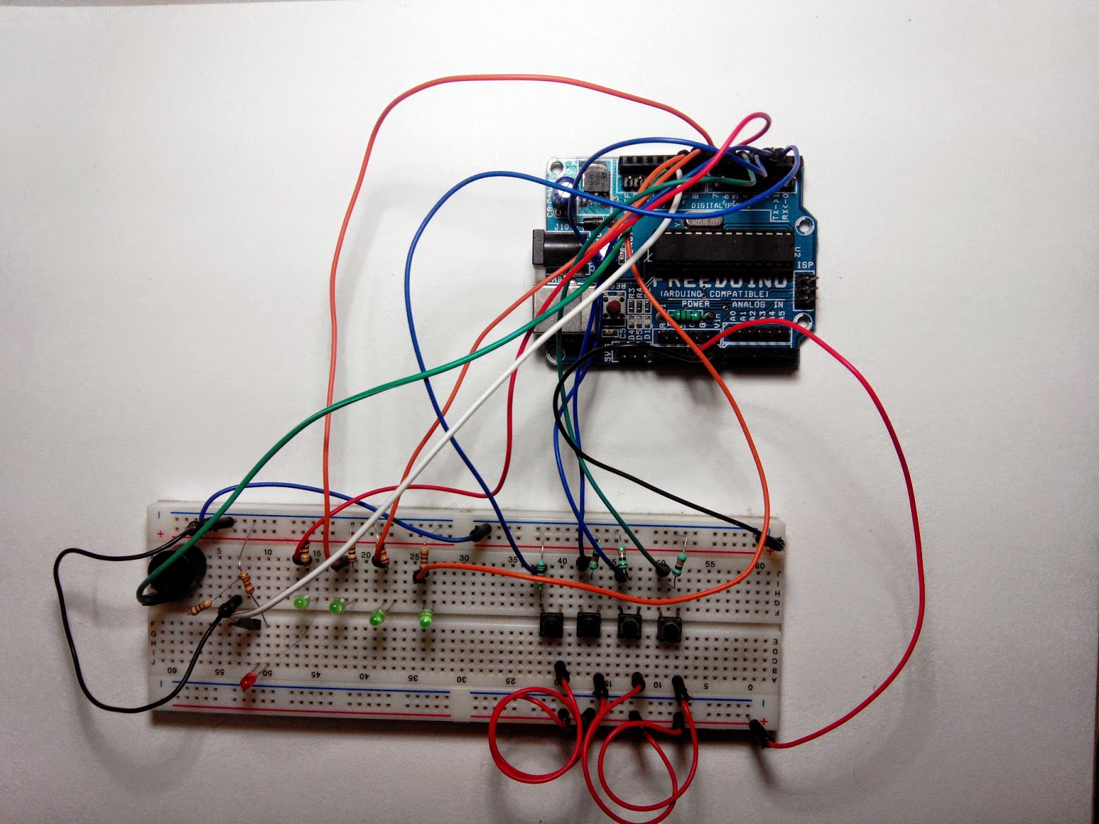 Simple Led Memory Game Using Arduino