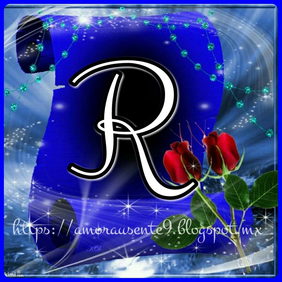 MY HAPPY PLACE..: Tu inicial con rosas (R)