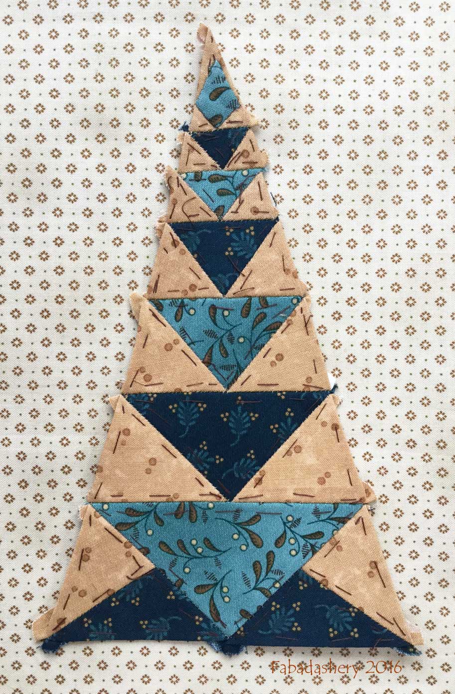 Fabadashery: Dear Jane Quilt - Border Triangle Block BR4 Candy Dish