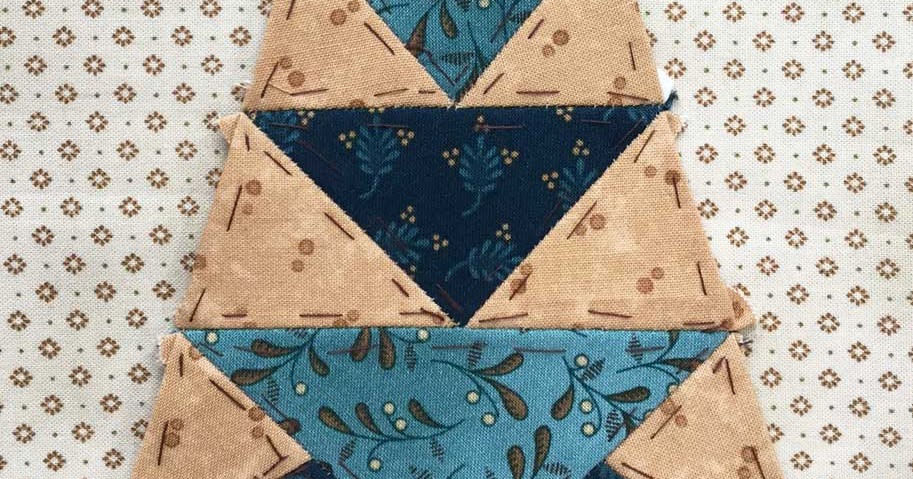 Fabadashery: Dear Jane Quilt - Border Triangle Block BR4 Candy Dish