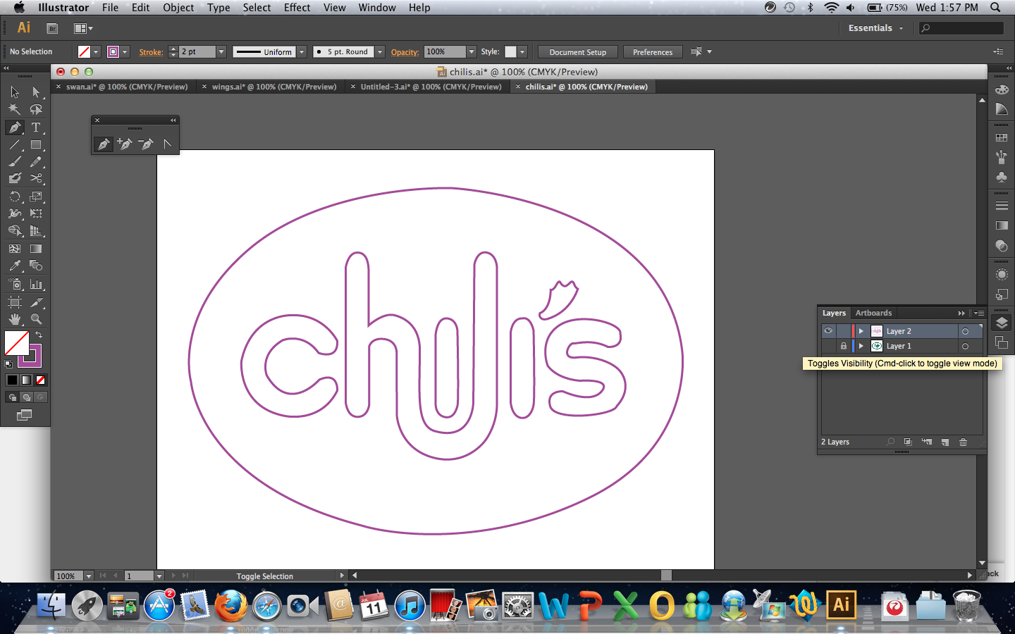 Digital Arts: Symbols & Logos using Pen tool