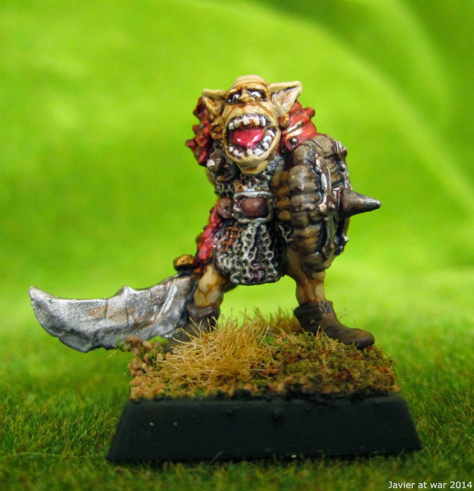 Javier at war: Testing Goblin skin tone