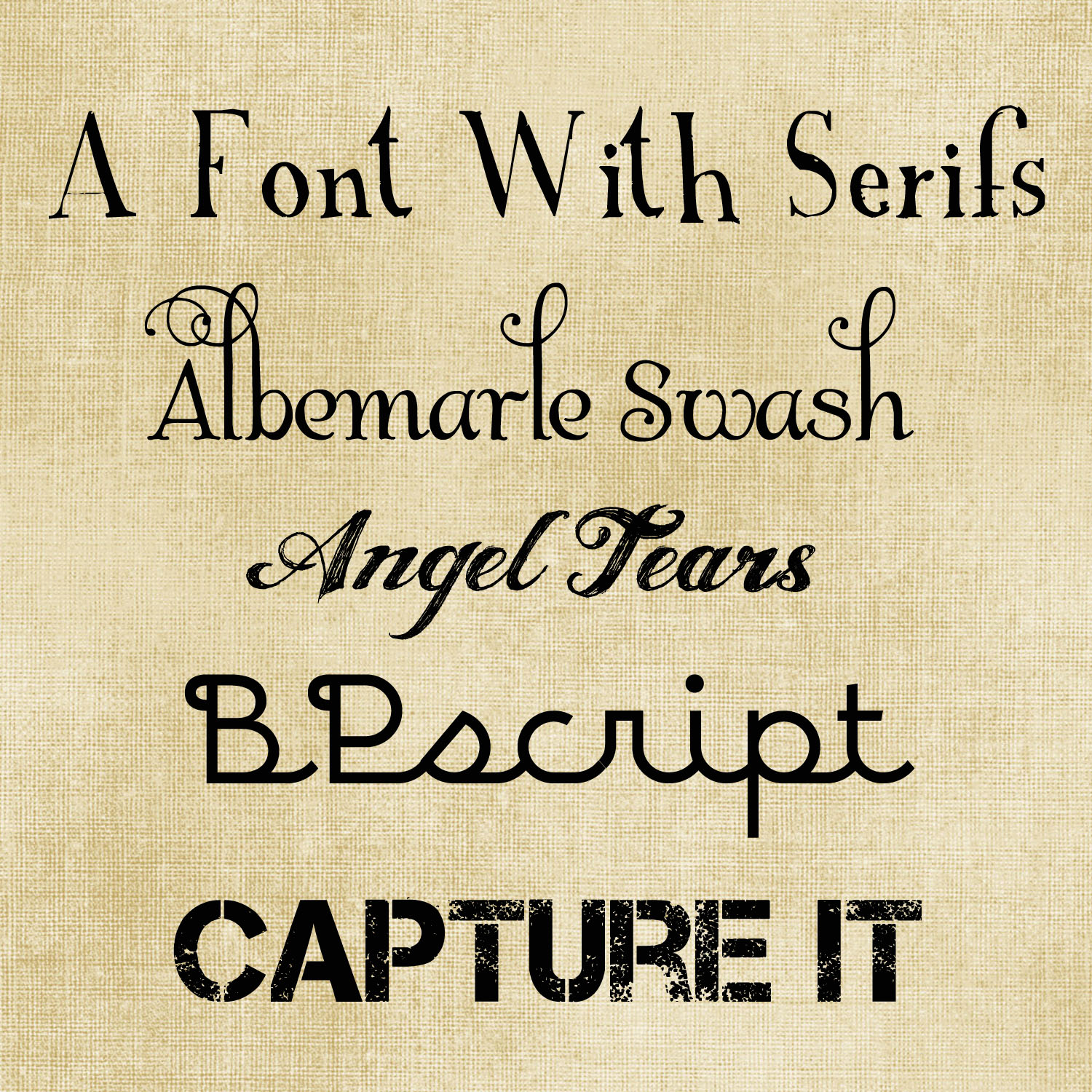 Scrapping Is Life: More FONTS